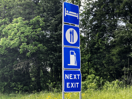 General Motorists Service Signs – Virginia IDSP